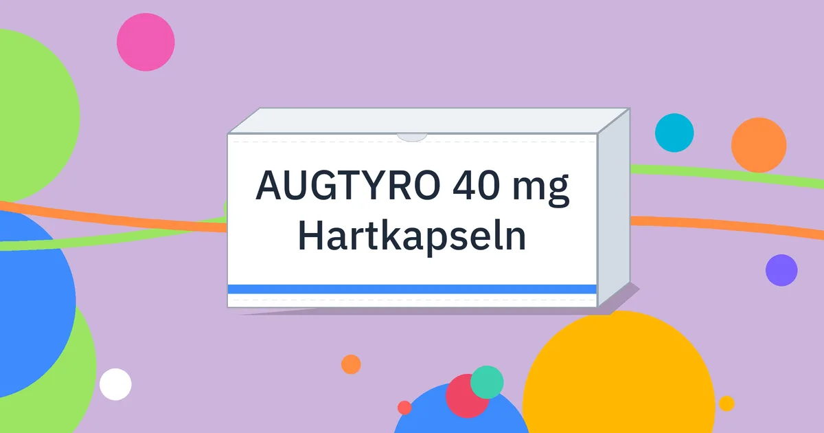 Symbolbild: Packung mit der Aufschrift AUGTYRO 40 mg Hartkapseln (PZN 19236840) – Verfügbarkeit und Bezug in Apotheken in Frankfurt am Main