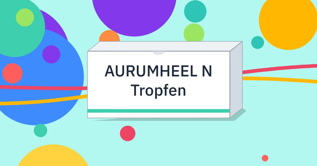 Symbolbild: Packung mit der Aufschrift AURUMHEEL N Tropfen (PZN 03146738) – Verfügbarkeit und Bezug in Apotheken in Frankfurt am Main
