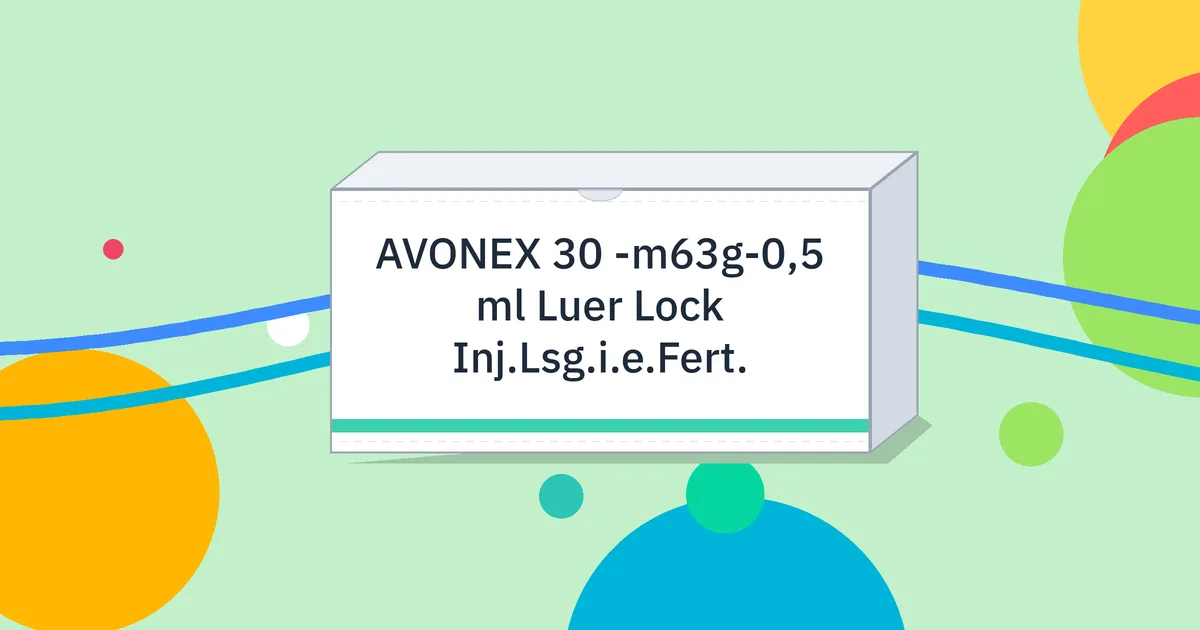 Symbolbild: Packung mit der Aufschrift AVONEX 30 -m63g-0,5 ml Luer Lock Inj.Lsg.i.e.Fert. (PZN 06077417) – Verfügbarkeit und Bezug in Apotheken in Frankfurt am Main
