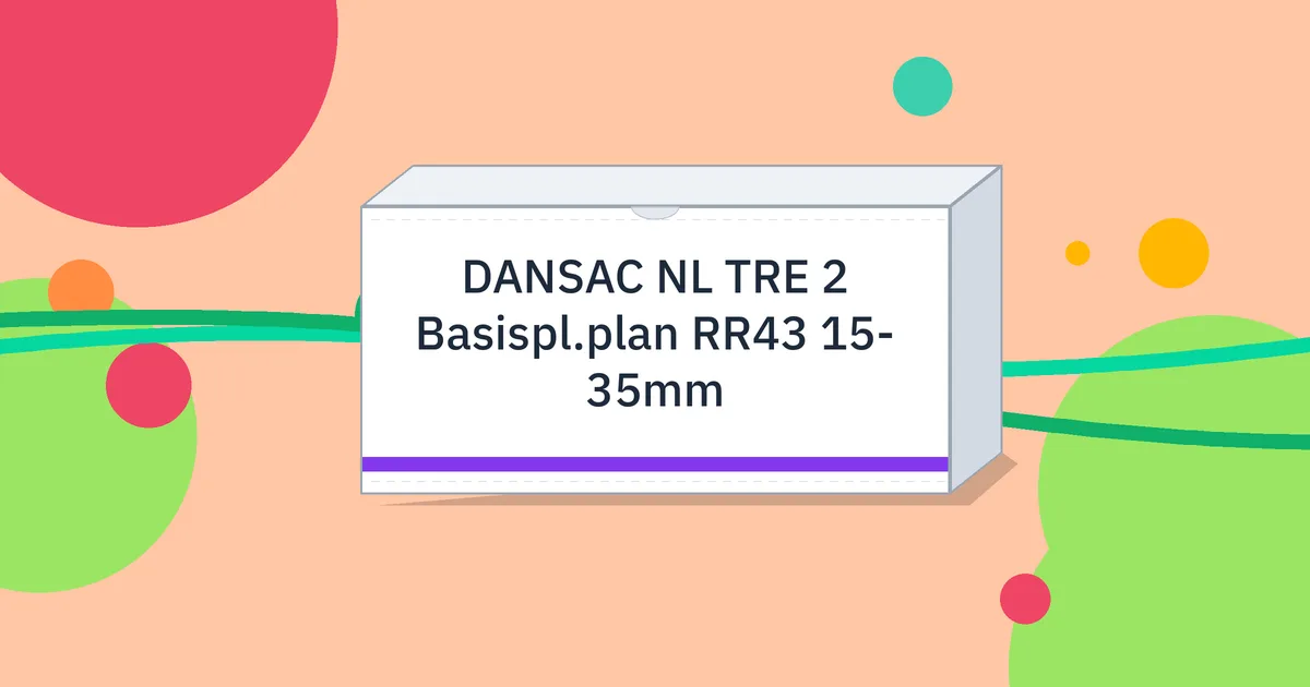 Symbolbild: Packung mit der Aufschrift DANSAC NL TRE 2 Basispl.plan RR43 15-35mm (PZN 15302669) – Verfügbarkeit und Bezug in Apotheken in Frankfurt am Main