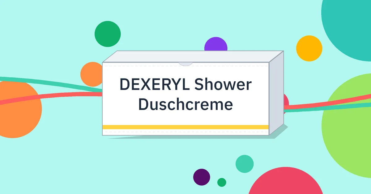 Symbolbild: Packung mit der Aufschrift DEXERYL Shower Duschcreme (PZN 16021062) – Verfügbarkeit und Bezug in Apotheken in Frankfurt am Main