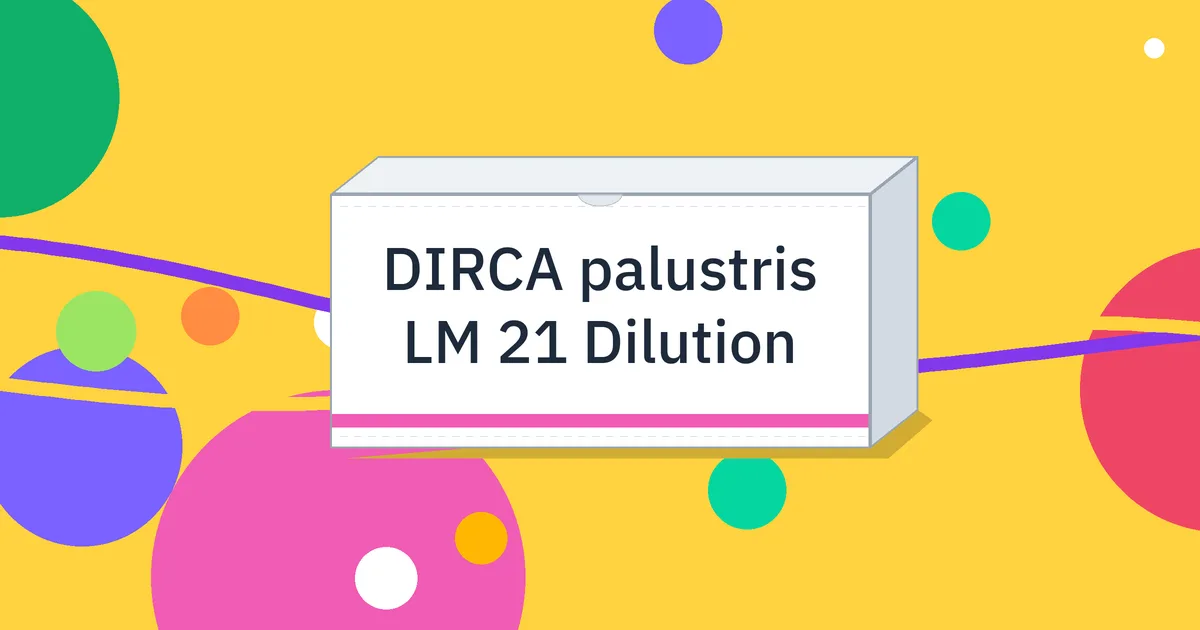 Symbolbild: Packung mit der Aufschrift DIRCA palustris LM 21 Dilution (PZN 13465746) – Verfügbarkeit und Bezug in Apotheken in Frankfurt am Main