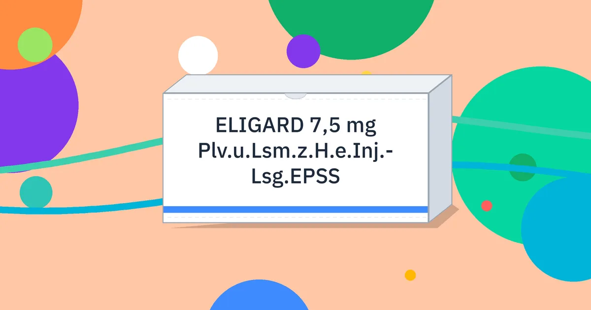 Symbolbild: Packung mit der Aufschrift ELIGARD 7,5 mg Plv.u.Lsm.z.H.e.Inj.-Lsg.EPSS (PZN 18133167) – Verfügbarkeit und Bezug in Apotheken in Frankfurt am Main