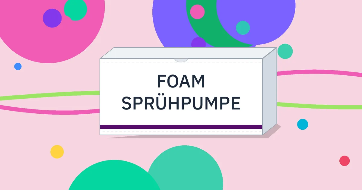 Symbolbild: Packung mit der Aufschrift FOAM SPRÜHPUMPE (PZN 05544779) – Verfügbarkeit und Bezug in Apotheken in Frankfurt am Main