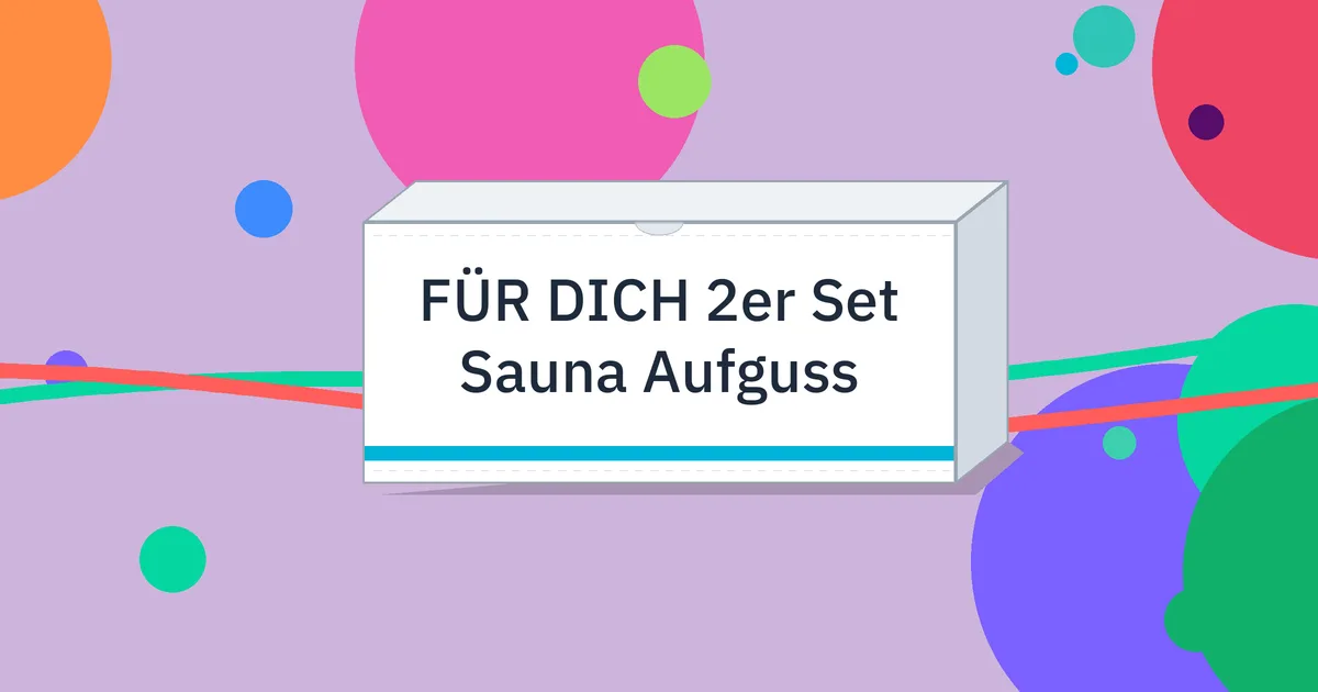 Symbolbild: Packung mit der Aufschrift FÜR DICH 2er Set Sauna Aufguss (PZN 19893236) – Verfügbarkeit und Bezug in Apotheken in Frankfurt am Main