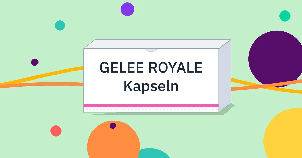 Symbolbild: Packung mit der Aufschrift GELEE ROYALE Kapseln (PZN 17876096) – Verfügbarkeit und Bezug in Apotheken in Frankfurt am Main