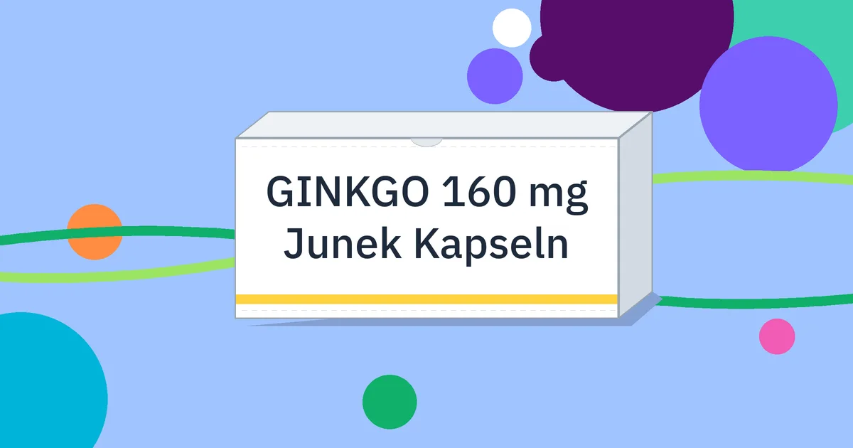 Symbolbild: Packung mit der Aufschrift GINKGO 160 mg Junek Kapseln (PZN 01644159) – Verfügbarkeit und Bezug in Apotheken in Frankfurt am Main