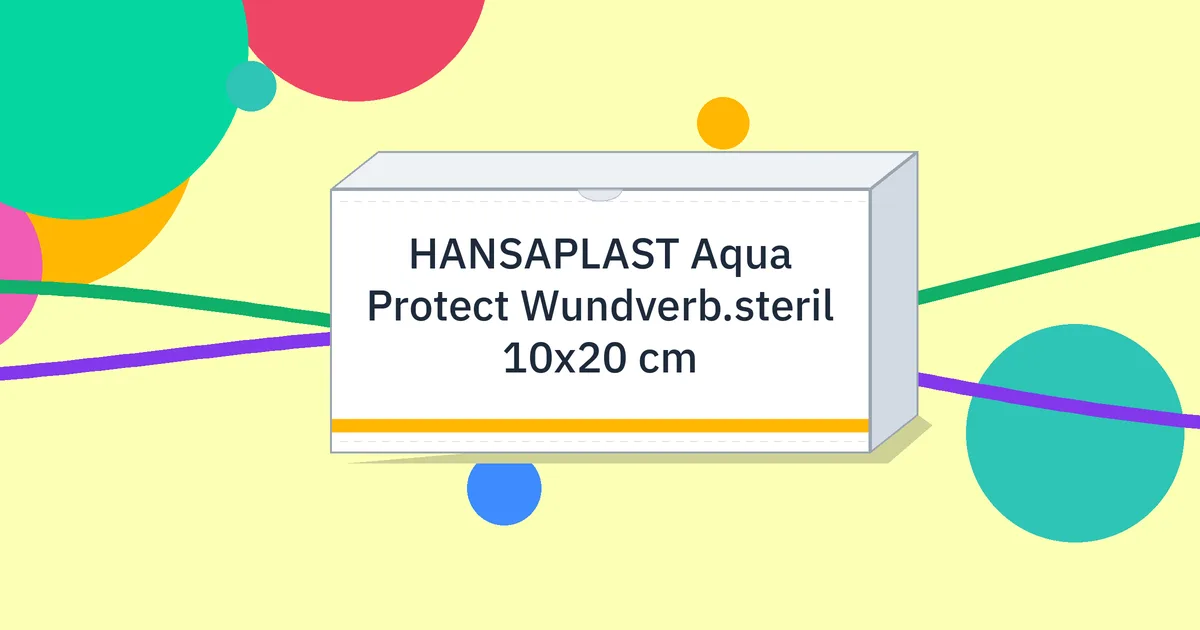 Symbolbild: Packung mit der Aufschrift HANSAPLAST Aqua Protect Wundverb.steril 10x20 cm (PZN 17268540) – Verfügbarkeit und Bezug in Apotheken in Frankfurt am Main