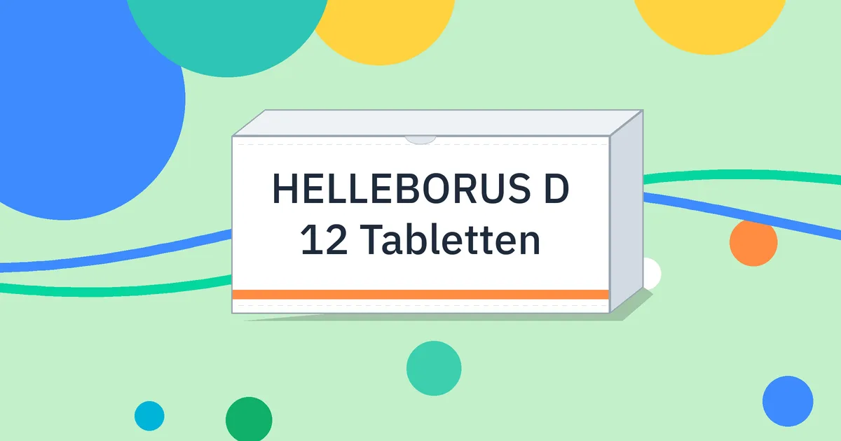 Symbolbild: Packung mit der Aufschrift HELLEBORUS D 12 Tabletten (PZN 04872702) – Verfügbarkeit und Bezug in Apotheken in Frankfurt am Main