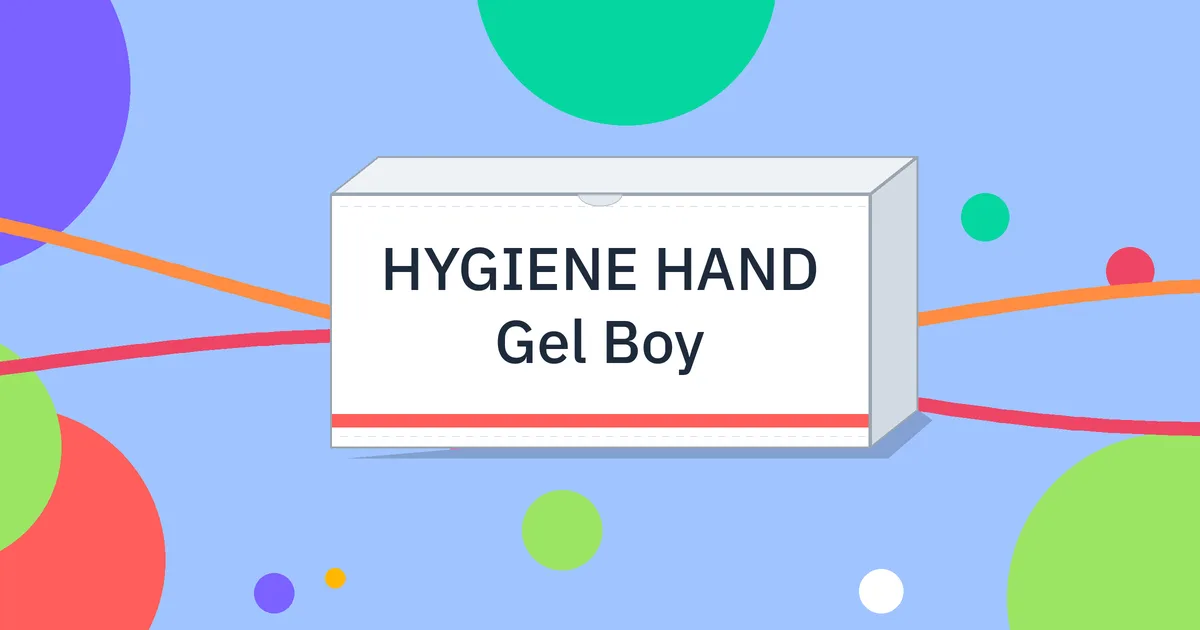 Symbolbild: Packung mit der Aufschrift HYGIENE HAND Gel Boy (PZN 16874511) – Verfügbarkeit und Bezug in Apotheken in Frankfurt am Main