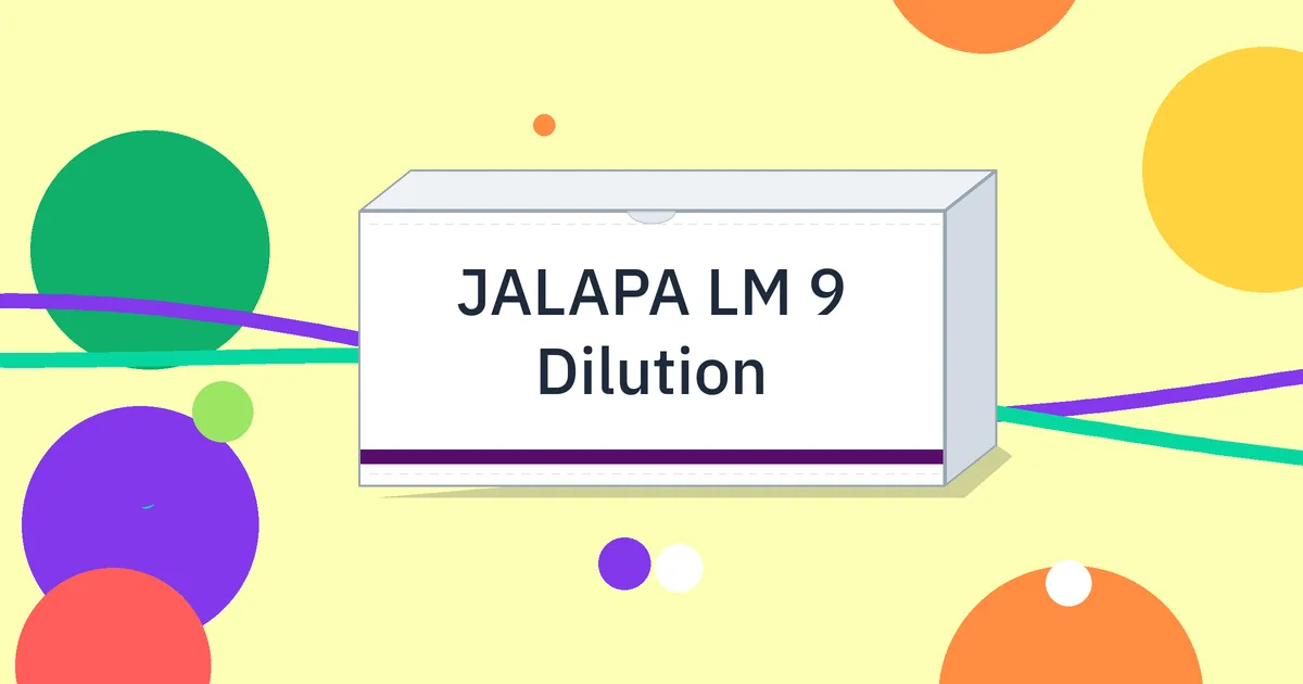 Symbolbild: Packung mit der Aufschrift JALAPA LM 9 Dilution (PZN 13561823) – Verfügbarkeit und Bezug in Apotheken in Frankfurt am Main