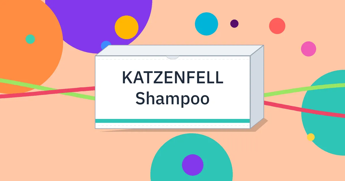Symbolbild: Packung mit der Aufschrift KATZENFELL Shampoo (PZN 02441748) – Verfügbarkeit und Bezug in Apotheken in Frankfurt am Main
