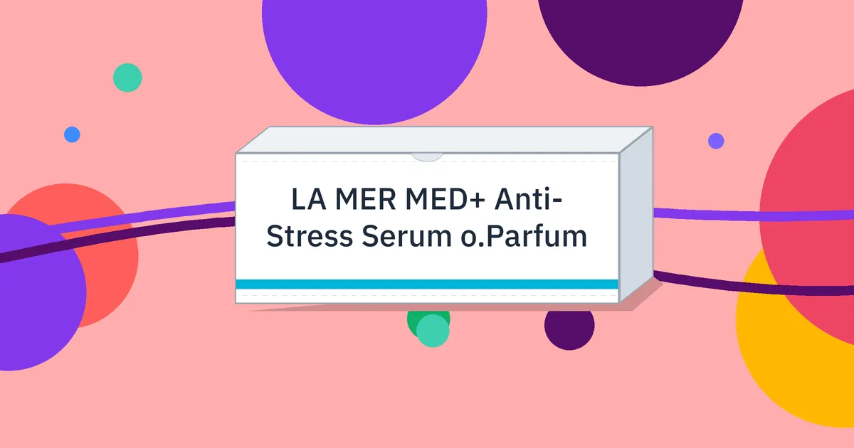 Symbolbild: Packung mit der Aufschrift LA MER MED+ Anti-Stress Serum o.Parfum (PZN 16061618) – Verfügbarkeit und Bezug in Apotheken in Frankfurt am Main
