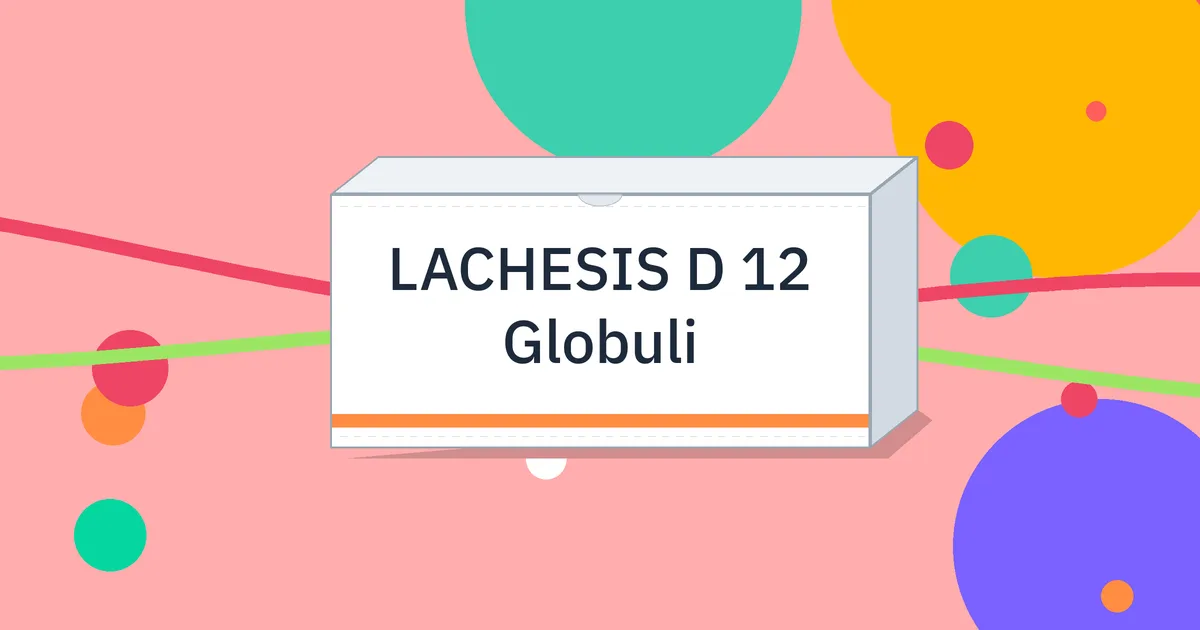 Symbolbild: Packung mit der Aufschrift LACHESIS D 12 Globuli (PZN 01776286) – Verfügbarkeit und Bezug in Apotheken in Frankfurt am Main
