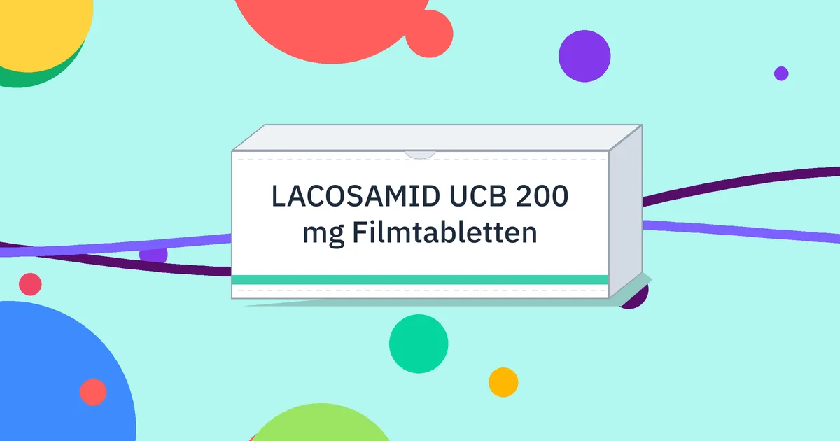 Symbolbild: Packung mit der Aufschrift LACOSAMID UCB 200 mg Filmtabletten (PZN 16031787) – Verfügbarkeit und Bezug in Apotheken in Frankfurt am Main