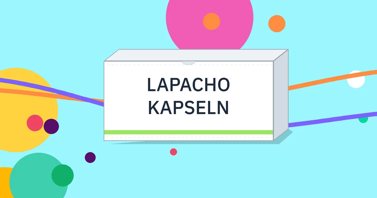 Symbolbild: Packung mit der Aufschrift LAPACHO KAPSELN (PZN 00645961) – Verfügbarkeit und Bezug in Apotheken in Frankfurt am Main