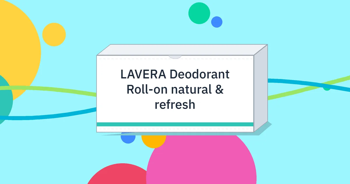 Symbolbild: Packung mit der Aufschrift LAVERA Deodorant Roll-on natural & refresh (PZN 16809258) – Verfügbarkeit und Bezug in Apotheken in Frankfurt am Main