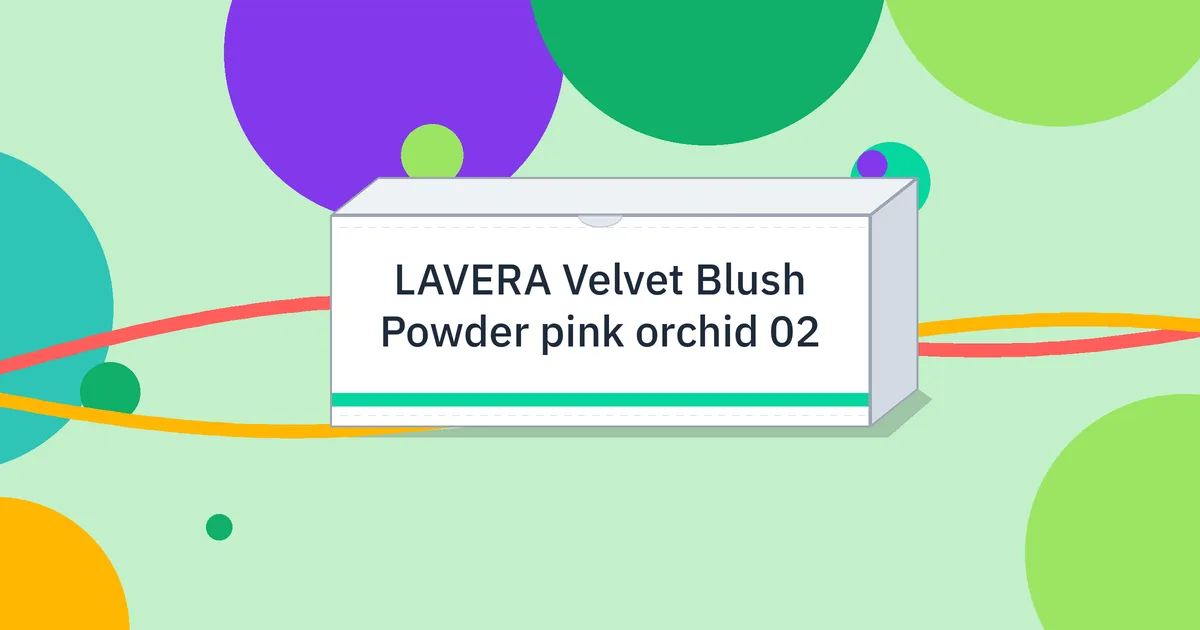Symbolbild: Packung mit der Aufschrift LAVERA Velvet Blush Powder pink orchid 02 (PZN 17828252) – Verfügbarkeit und Bezug in Apotheken in Frankfurt am Main
