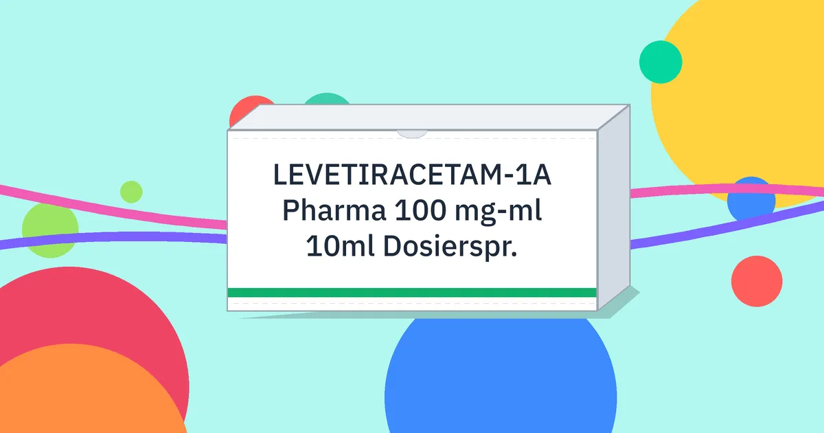 Symbolbild: Packung mit der Aufschrift LEVETIRACETAM-1A Pharma 100 mg-ml 10ml Dosierspr. (PZN 09322461) – Verfügbarkeit und Bezug in Apotheken in Frankfurt am Main