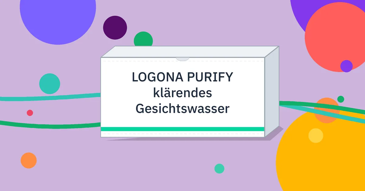 Symbolbild: Packung mit der Aufschrift LOGONA PURIFY klärendes Gesichtswasser (PZN 16129411) – Verfügbarkeit und Bezug in Apotheken in Frankfurt am Main