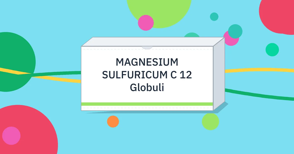 Symbolbild: Packung mit der Aufschrift MAGNESIUM SULFURICUM C 12 Globuli (PZN 19718243) – Verfügbarkeit und Bezug in Apotheken in Frankfurt am Main