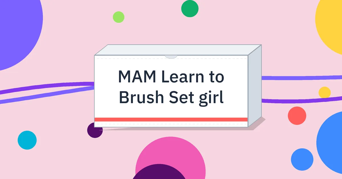 Symbolbild: Packung mit der Aufschrift MAM Learn to Brush Set girl (PZN 15397345) – Verfügbarkeit und Bezug in Apotheken in Frankfurt am Main