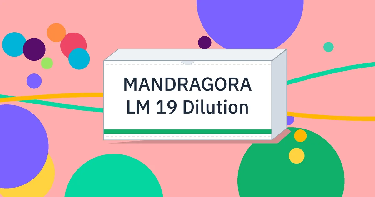 Symbolbild: Packung mit der Aufschrift MANDRAGORA LM 19 Dilution (PZN 12941966) – Verfügbarkeit und Bezug in Apotheken in Frankfurt am Main