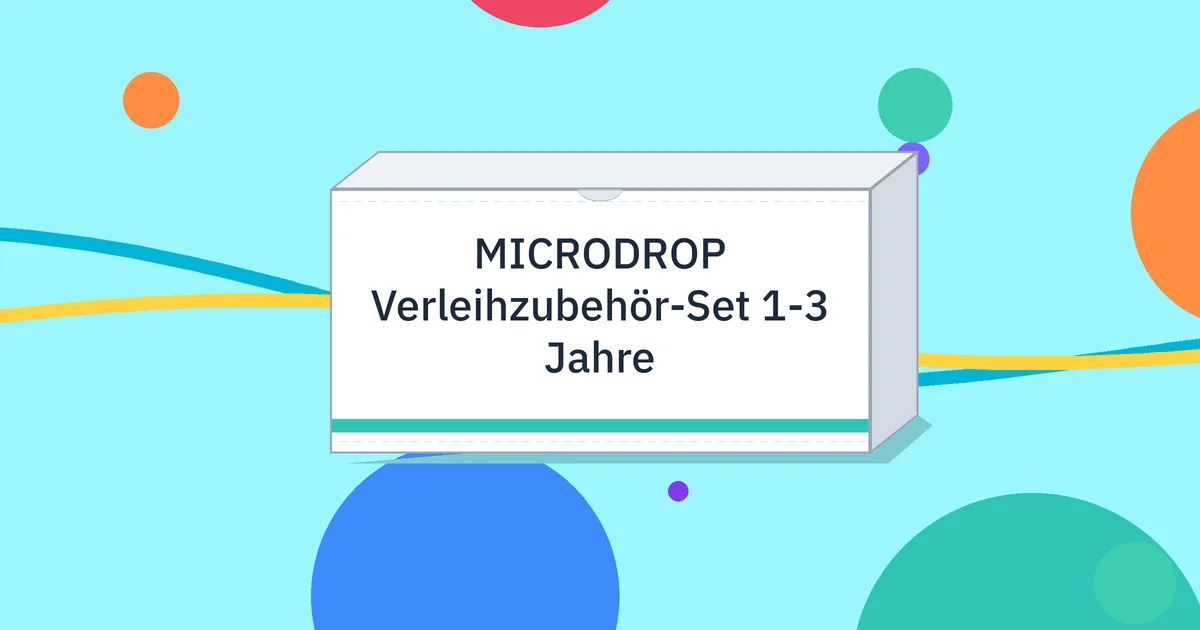 Symbolbild: Packung mit der Aufschrift MICRODROP Verleihzubehör-Set 1-3 Jahre (PZN 11865134) – Verfügbarkeit und Bezug in Apotheken in Frankfurt am Main