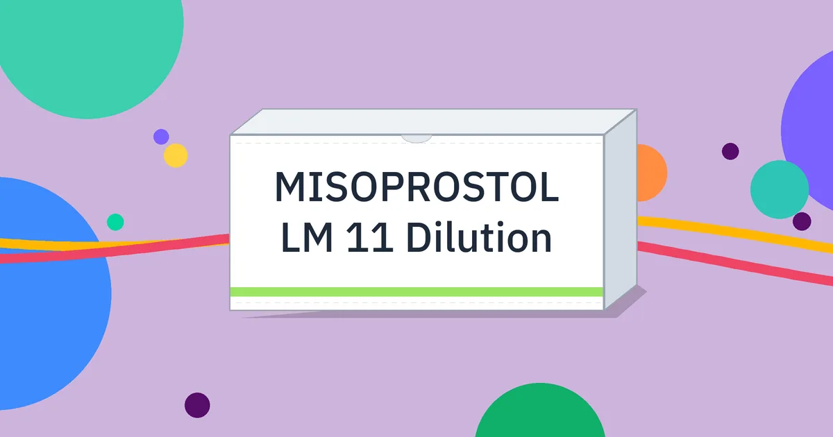 Symbolbild: Packung mit der Aufschrift MISOPROSTOL LM 11 Dilution (PZN 12956637) – Verfügbarkeit und Bezug in Apotheken in Frankfurt am Main