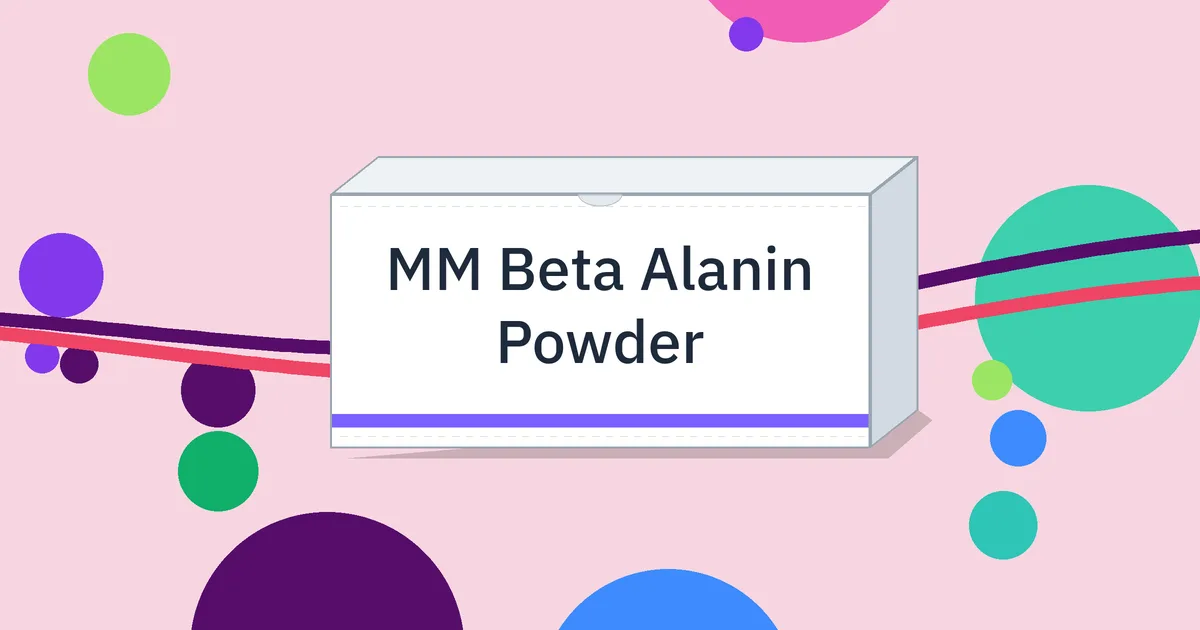 Symbolbild: Packung mit der Aufschrift MM Beta Alanin Powder (PZN 10047793) – Verfügbarkeit und Bezug in Apotheken in Frankfurt am Main