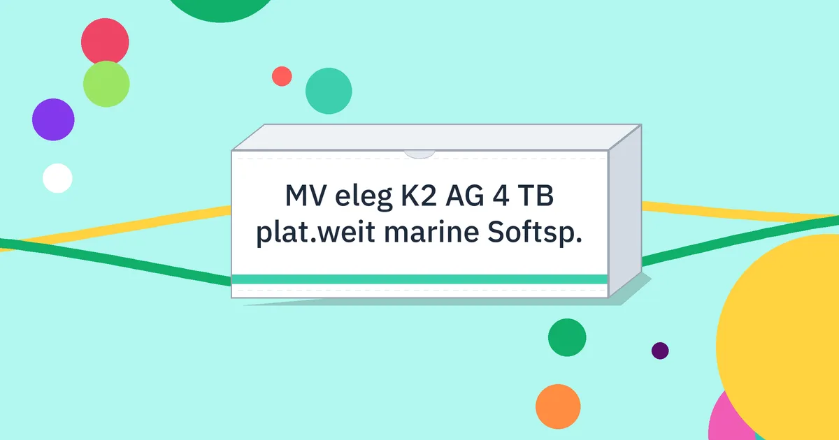 Symbolbild: Packung mit der Aufschrift MV eleg K2 AG 4 TB plat.weit marine Softsp. (PZN 15284061) – Verfügbarkeit und Bezug in Apotheken in Frankfurt am Main
