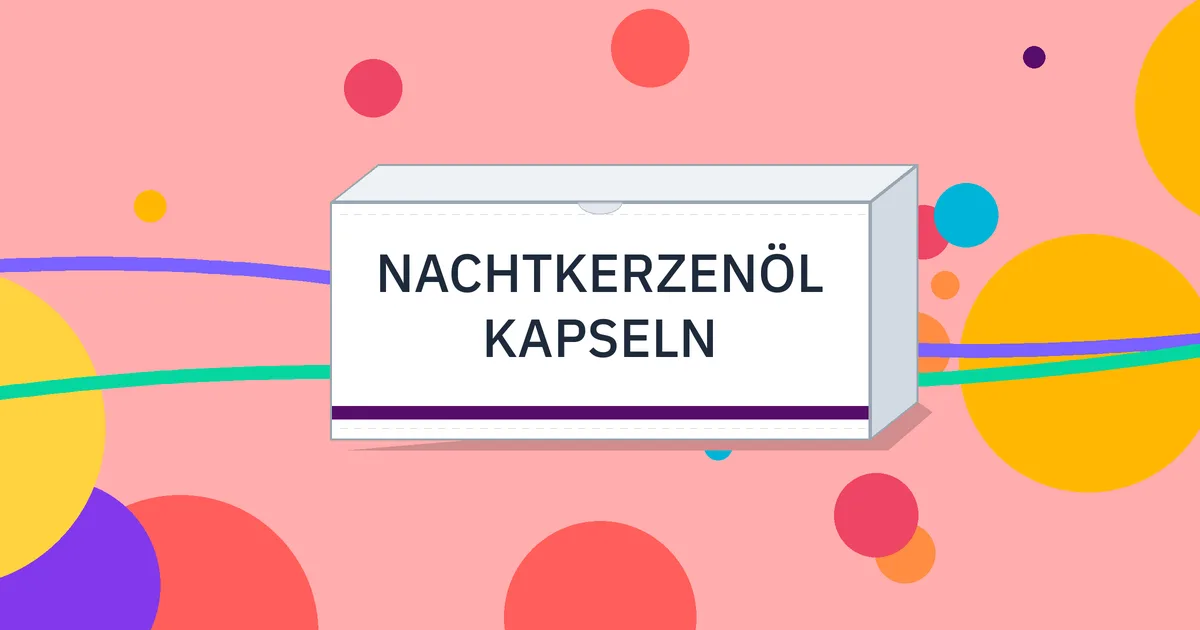 Symbolbild: Packung mit der Aufschrift NACHTKERZENÖL KAPSELN (PZN 02520347) – Verfügbarkeit und Bezug in Apotheken in Frankfurt am Main