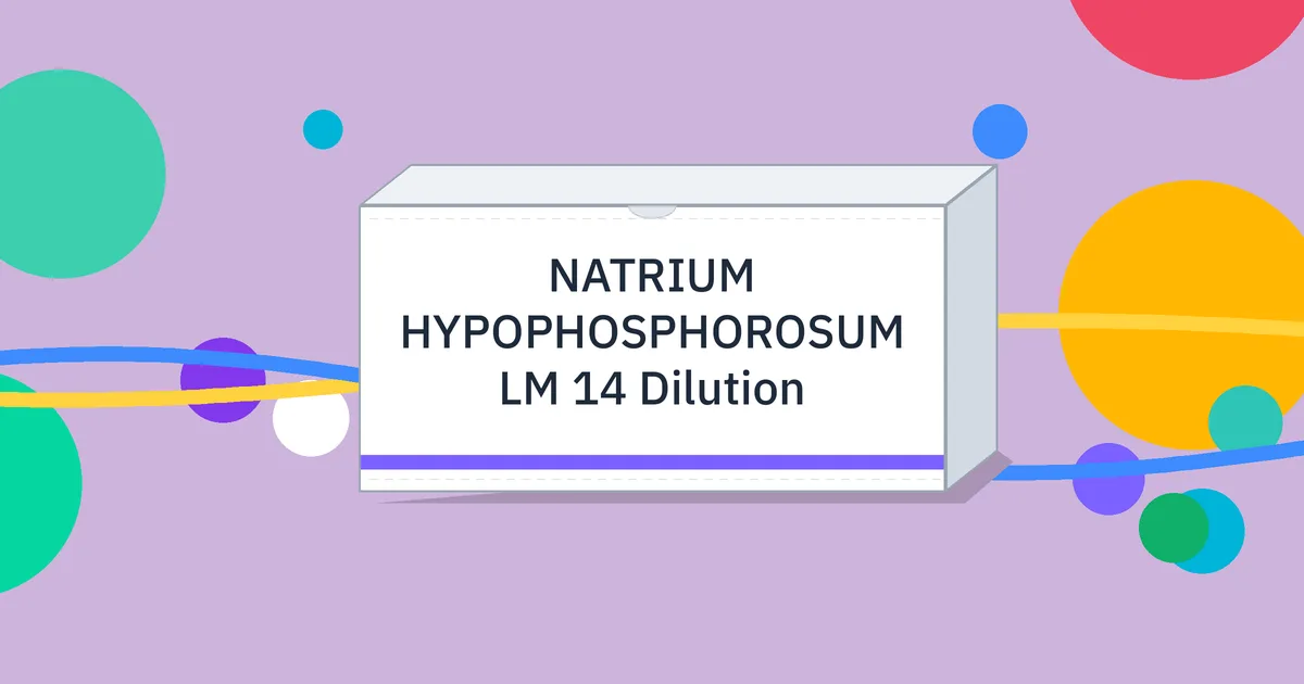 Symbolbild: Packung mit der Aufschrift NATRIUM HYPOPHOSPHOROSUM LM 14 Dilution (PZN 12963442) – Verfügbarkeit und Bezug in Apotheken in Frankfurt am Main