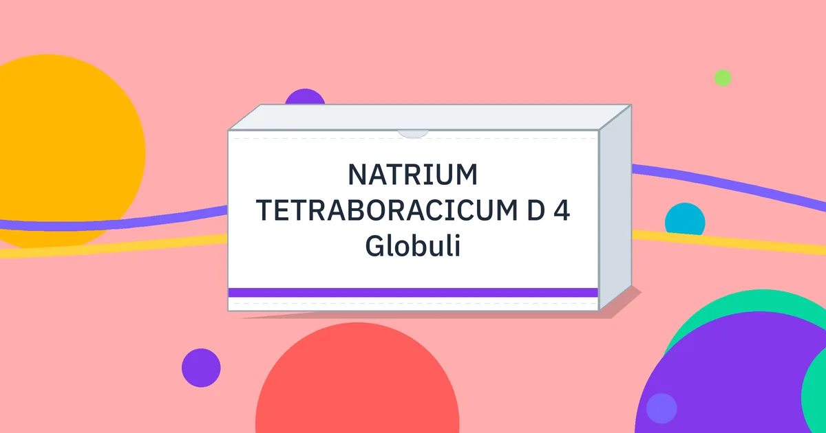 Symbolbild: Packung mit der Aufschrift NATRIUM TETRABORACICUM D 4 Globuli (PZN 13361946) – Verfügbarkeit und Bezug in Apotheken in Frankfurt am Main