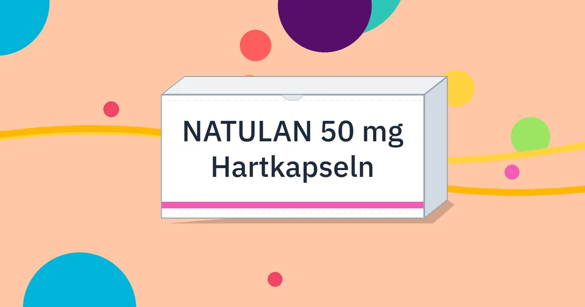 Symbolbild: Packung mit der Aufschrift NATULAN 50 mg Hartkapseln (PZN 06102581) – Verfügbarkeit und Bezug in Apotheken in Frankfurt am Main