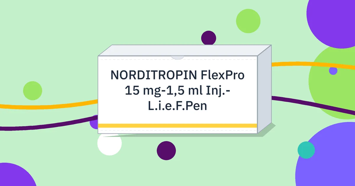 Symbolbild: Packung mit der Aufschrift NORDITROPIN FlexPro 15 mg-1,5 ml Inj.-L.i.e.F.Pen (PZN 17978649) – Verfügbarkeit und Bezug in Apotheken in Frankfurt am Main