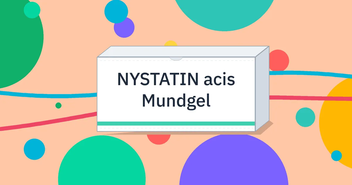 Symbolbild: Packung mit der Aufschrift NYSTATIN acis Mundgel (PZN 07371194) – Verfügbarkeit und Bezug in Apotheken in Frankfurt am Main