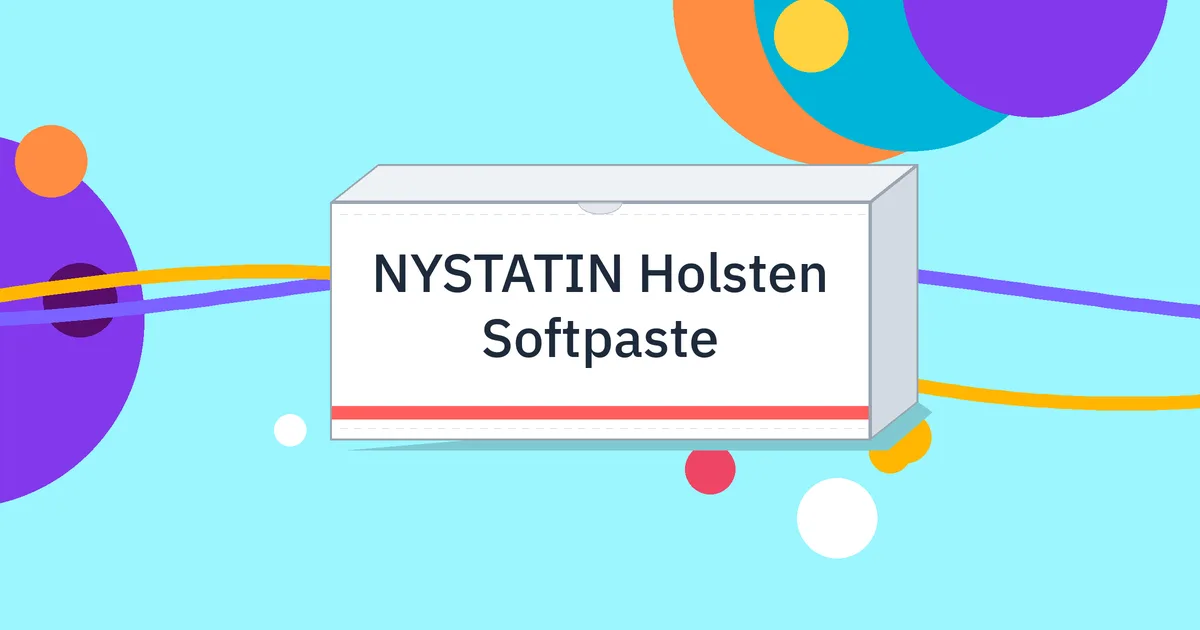 Symbolbild: Packung mit der Aufschrift NYSTATIN Holsten Softpaste (PZN 01694909) – Verfügbarkeit und Bezug in Apotheken in Frankfurt am Main