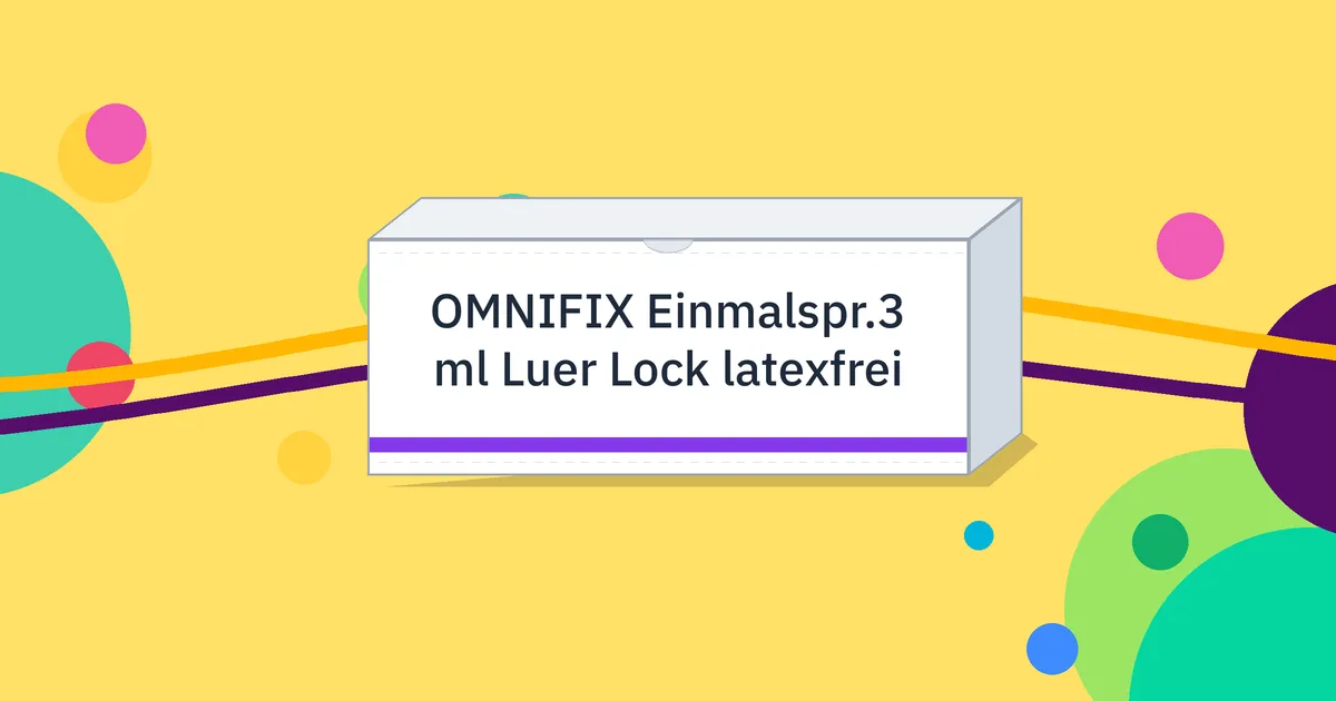 Symbolbild: Packung mit der Aufschrift OMNIFIX Einmalspr.3 ml Luer Lock latexfrei (PZN 18322193) – Verfügbarkeit und Bezug in Apotheken in Frankfurt am Main