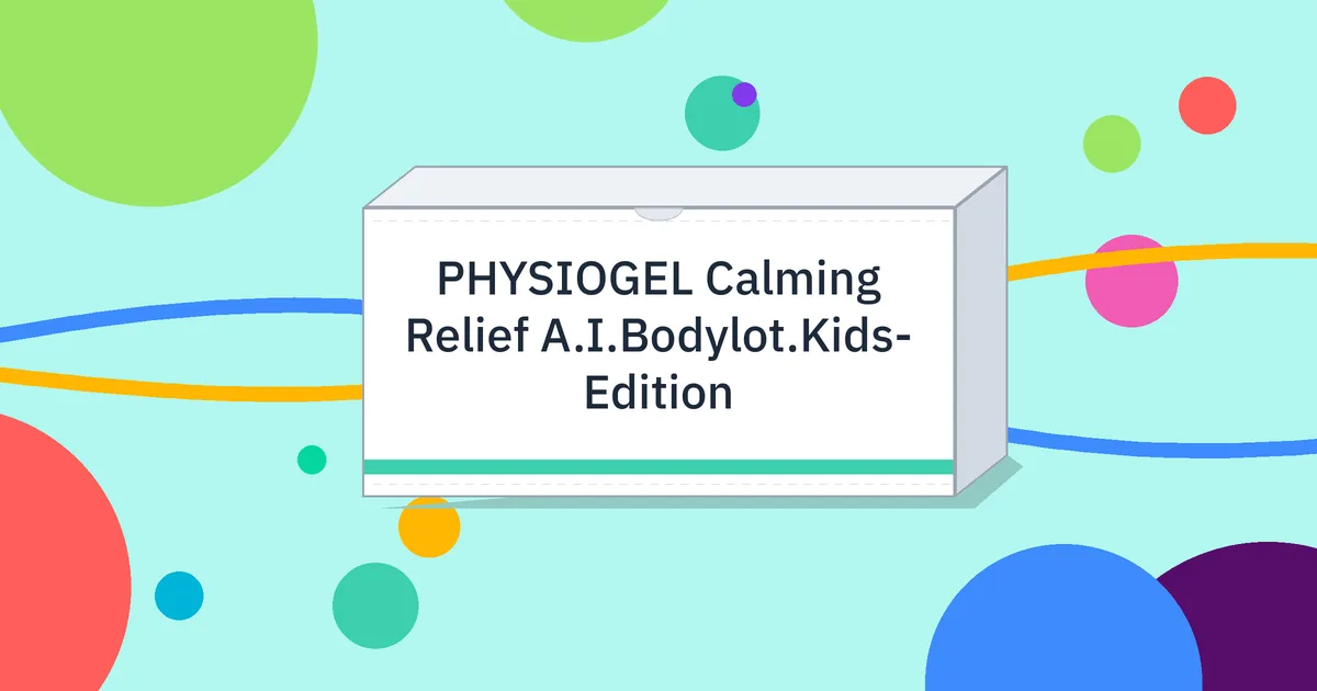 Symbolbild: Packung mit der Aufschrift PHYSIOGEL Calming Relief A.I.Bodylot.Kids-Edition (PZN 19744105) – Verfügbarkeit und Bezug in Apotheken in Frankfurt am Main