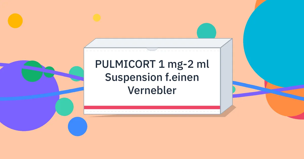 Symbolbild: Packung mit der Aufschrift PULMICORT 1 mg-2 ml Suspension f.einen Vernebler (PZN 17263057) – Verfügbarkeit und Bezug in Apotheken in Frankfurt am Main