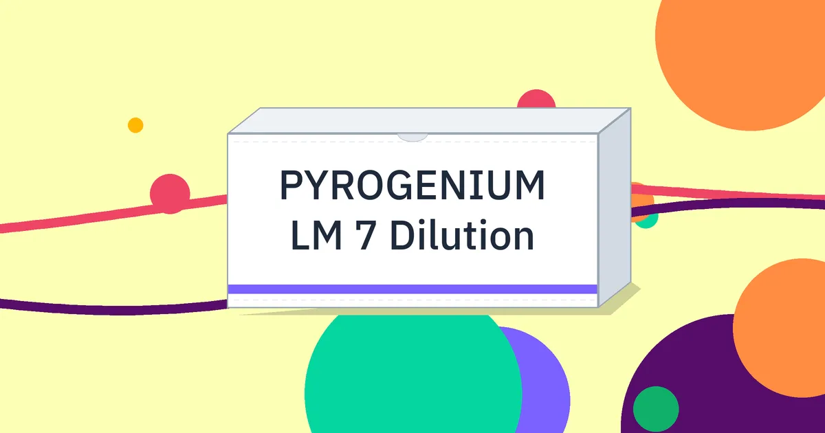 Symbolbild: Packung mit der Aufschrift PYROGENIUM LM 7 Dilution (PZN 13044973) – Verfügbarkeit und Bezug in Apotheken in Frankfurt am Main