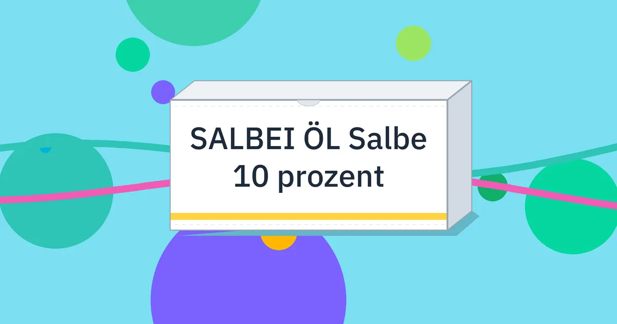 Symbolbild: Packung mit der Aufschrift SALBEI ÖL Salbe 10 prozent (PZN 18682299) – Verfügbarkeit und Bezug in Apotheken in Frankfurt am Main