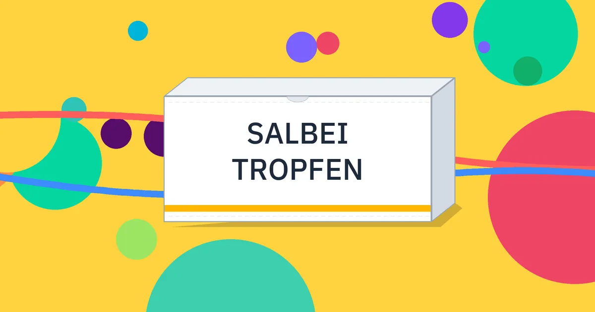 Symbolbild: Packung mit der Aufschrift SALBEI TROPFEN (PZN 10522567) – Verfügbarkeit und Bezug in Apotheken in Frankfurt am Main
