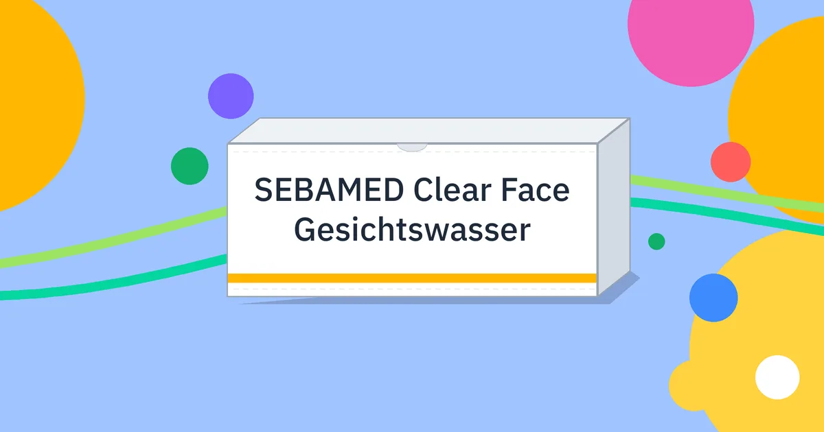 Symbolbild: Packung mit der Aufschrift SEBAMED Clear Face Gesichtswasser (PZN 19874121) – Verfügbarkeit und Bezug in Apotheken in Frankfurt am Main