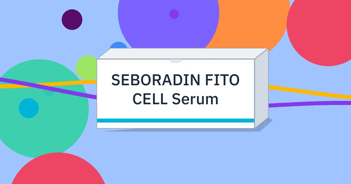 Symbolbild: Packung mit der Aufschrift SEBORADIN FITO CELL Serum (PZN 18402294) – Verfügbarkeit und Bezug in Apotheken in Frankfurt am Main