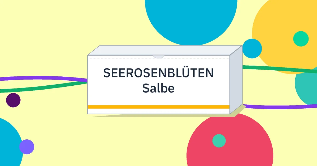 Symbolbild: Packung mit der Aufschrift SEEROSENBLÜTEN Salbe (PZN 19204780) – Verfügbarkeit und Bezug in Apotheken in Frankfurt am Main
