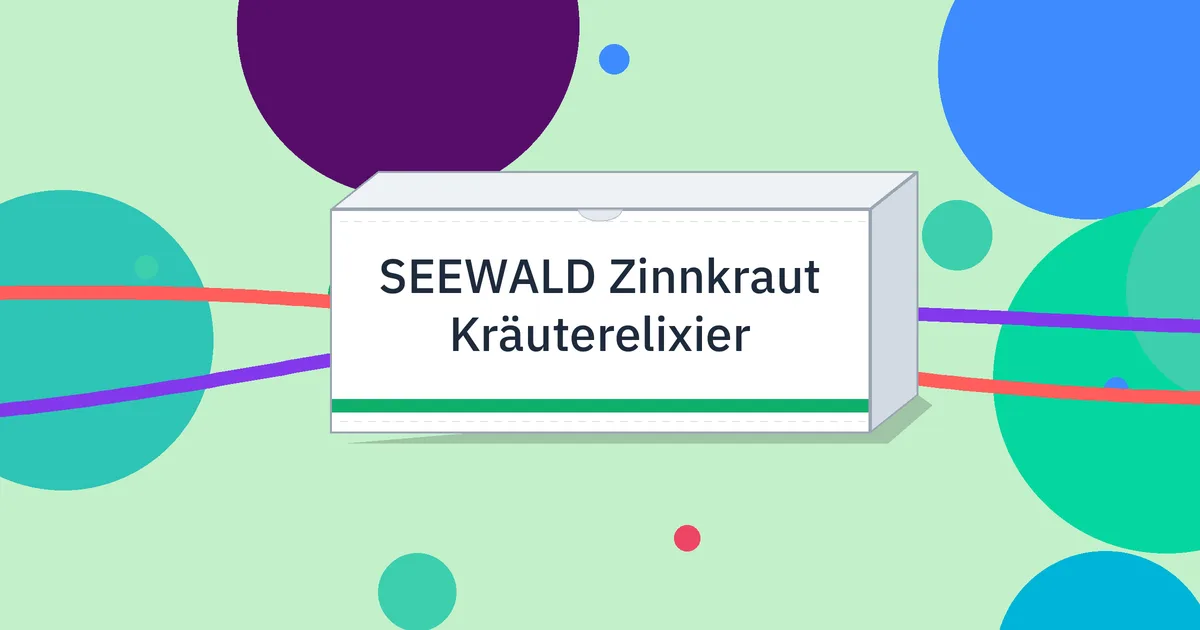 Symbolbild: Packung mit der Aufschrift SEEWALD Zinnkraut Kräuterelixier (PZN 19546598) – Verfügbarkeit und Bezug in Apotheken in Frankfurt am Main