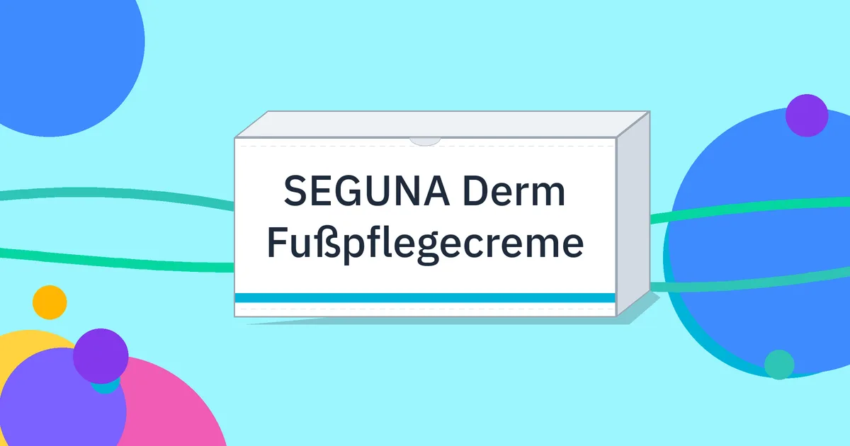 Symbolbild: Packung mit der Aufschrift SEGUNA Derm Fußpflegecreme (PZN 11076331) – Verfügbarkeit und Bezug in Apotheken in Frankfurt am Main