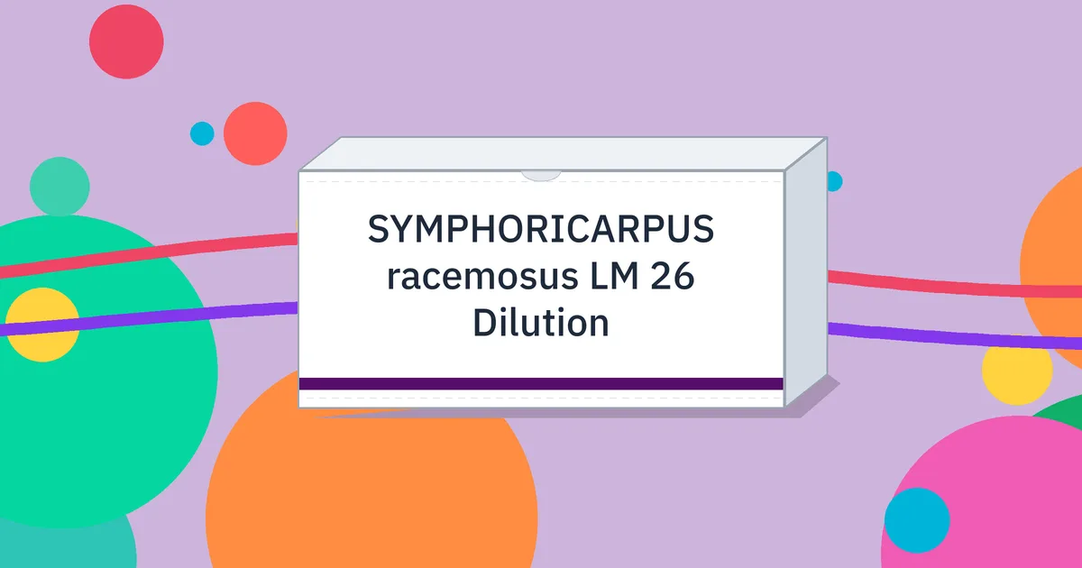 Symbolbild: Packung mit der Aufschrift SYMPHORICARPUS racemosus LM 26 Dilution (PZN 13211419) – Verfügbarkeit und Bezug in Apotheken in Frankfurt am Main